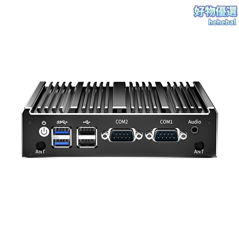 【四核雙網】工控機 迷你工控機 工業電腦 嵌入式主機 DDR3內存 雙網口雙串口 無風扇設計 適用於N2840/N2930/J1900芯片 ...
