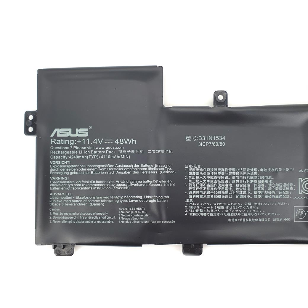 ASUS B31N1534 3芯 原廠電池 B31BN9H BX510UX BX510UW UX510U UX510UA UX510 ...