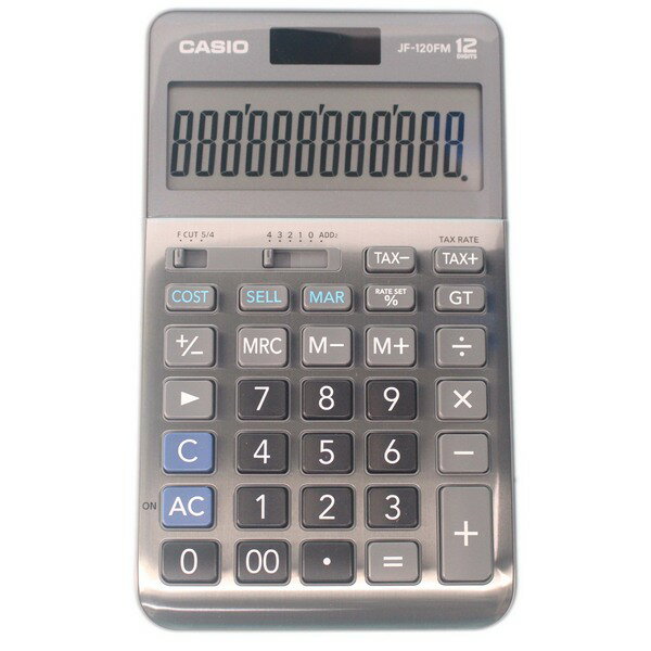 CASIO 卡西歐 JF-120FM 12位數桌上型商用計算機/一台入(促800) | 旻泉精品批發網直營店 | 樂天市場Rakuten