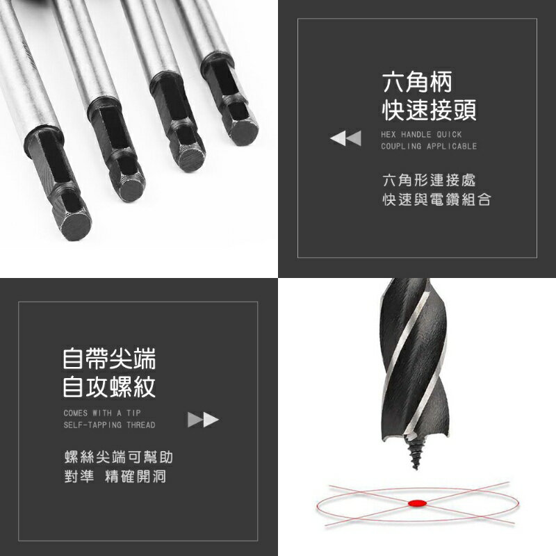 EZmakeit-T16mm/T20mm 木工四槽四刀六角柄鑽頭16mm/20mm ( 鑽孔用) | 涉谷數位直營店 | 樂天市場Rakuten