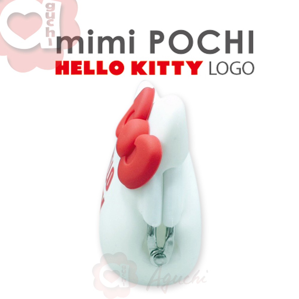 日本進口 p+g design mimi POCHI X HELLO KITTY Logo 矽膠零錢包 - 氣質白 | 亞古奇 | 樂天市場 ...