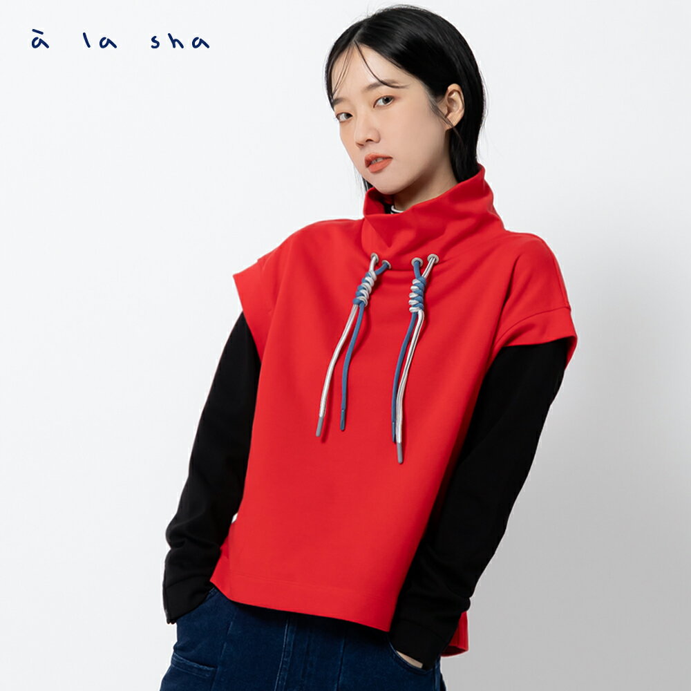 a la sha 個性外搭短袖背心棉T | a la sha直營店 | 樂天市場Rakuten