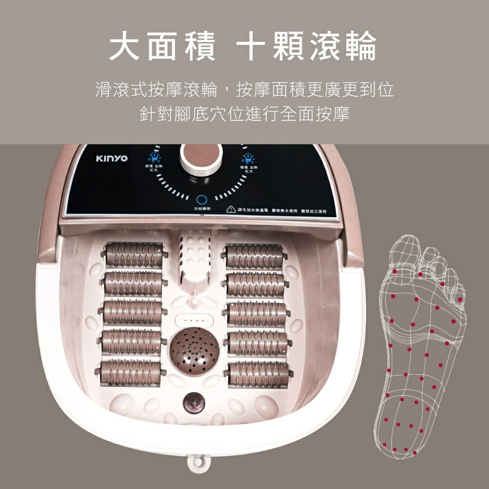 【KINYO】滑動式滾輪按摩足浴機 (IFM-6001) PTC陶瓷加熱 滑動式滾輪 泡腳桶 | 熱水足浴 泡腳機 【領券折50】 | KINYO 官方旗艦店 | 樂天市場Rakuten