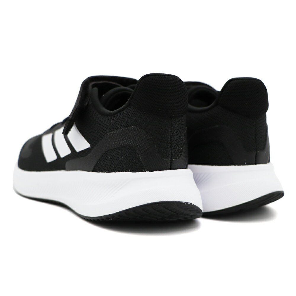 ADIDAS RUNFALCON 5 EL C 魔鬼氈 跑步鞋 中童 黑白 S0868 (IE8574) | 新竹兩隻老虎親子舘直營店 ...