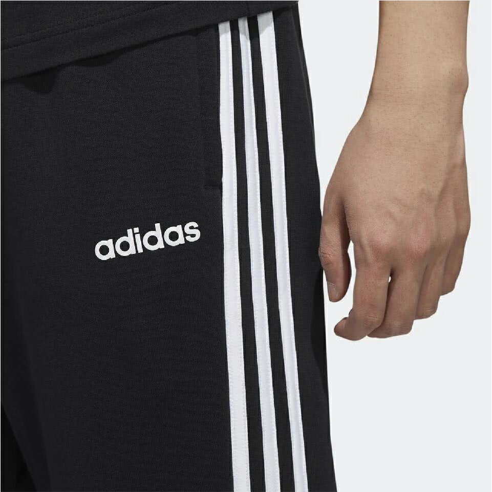 adidas 愛迪達 長褲 ESS 3 Stripes Jogger 男 錐型褲 縮口褲 基本款 黑/白 DU0468 | 新動力運動流行館 ...
