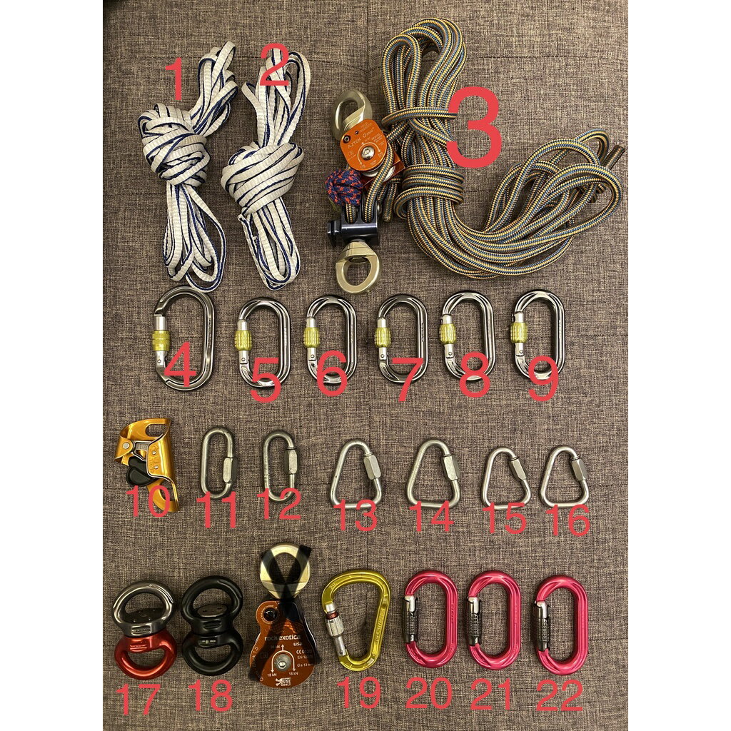 二手正品市集(下單前請先用聊聊確認)AZTEK鉤環扁帶滑輪PETZL.DMM.ROCK EXOTICA | fromdream studio ...