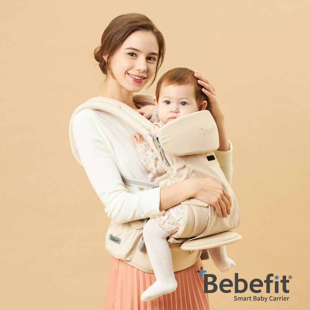 【Bebefit】韓國S7 旗艦款 智能嬰兒揹帶配件 - 肩帶口水巾 兩入組 (折疊腰凳) | 虎兒寶直營店 | 樂天市場Rakuten