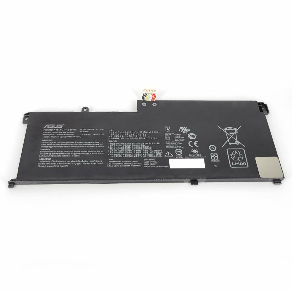 ASUS 華碩 C41N2002 64Wh 電池 C32N2002 (96Wh) UX535 UX535LI UX564 UX564E ...