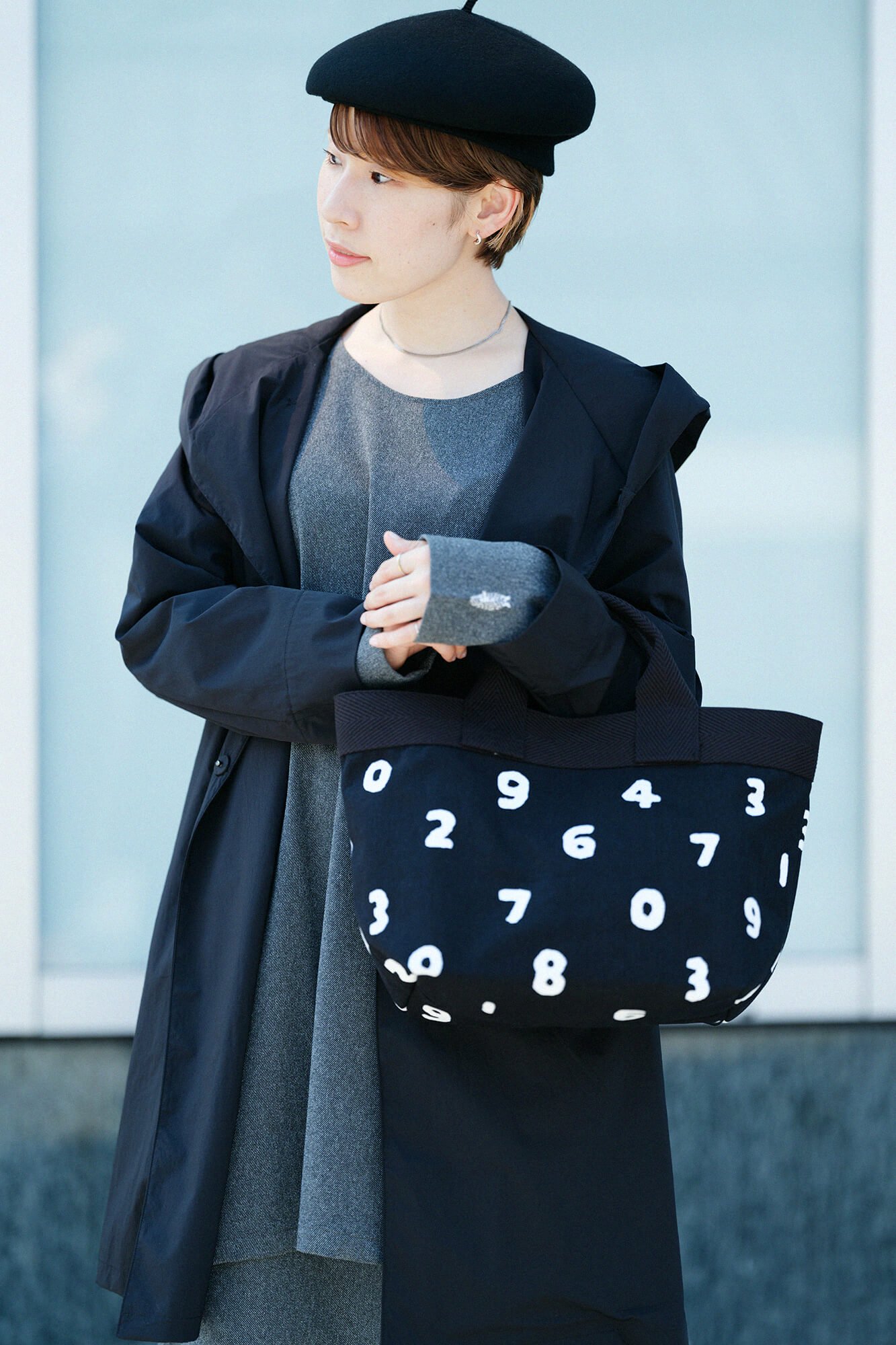 現貨 SOU SOU sousou Yousou. Y.托特包 A4 日本製 十數黑色×白色 | 姬子的動物園 日貨選物所 | 樂天市場Rakuten