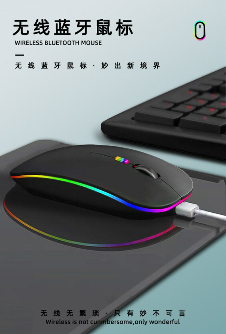 【超薄迷你】可充電光電滑鼠 笔記本 台式機 適用 办公 家用 旅行 隨身攜帶 | 鼎盛貿易行 | 樂天市場Rakuten