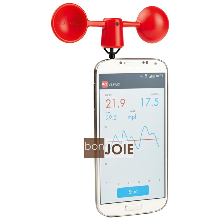 ::bonJOIE:: 美國進口 VAAVUD WIND METER 智慧型 風速測量儀 (盒裝) 雷神之槌 風力計 風速計 風力測量器 支援 iOS / Android (三色可選 ...