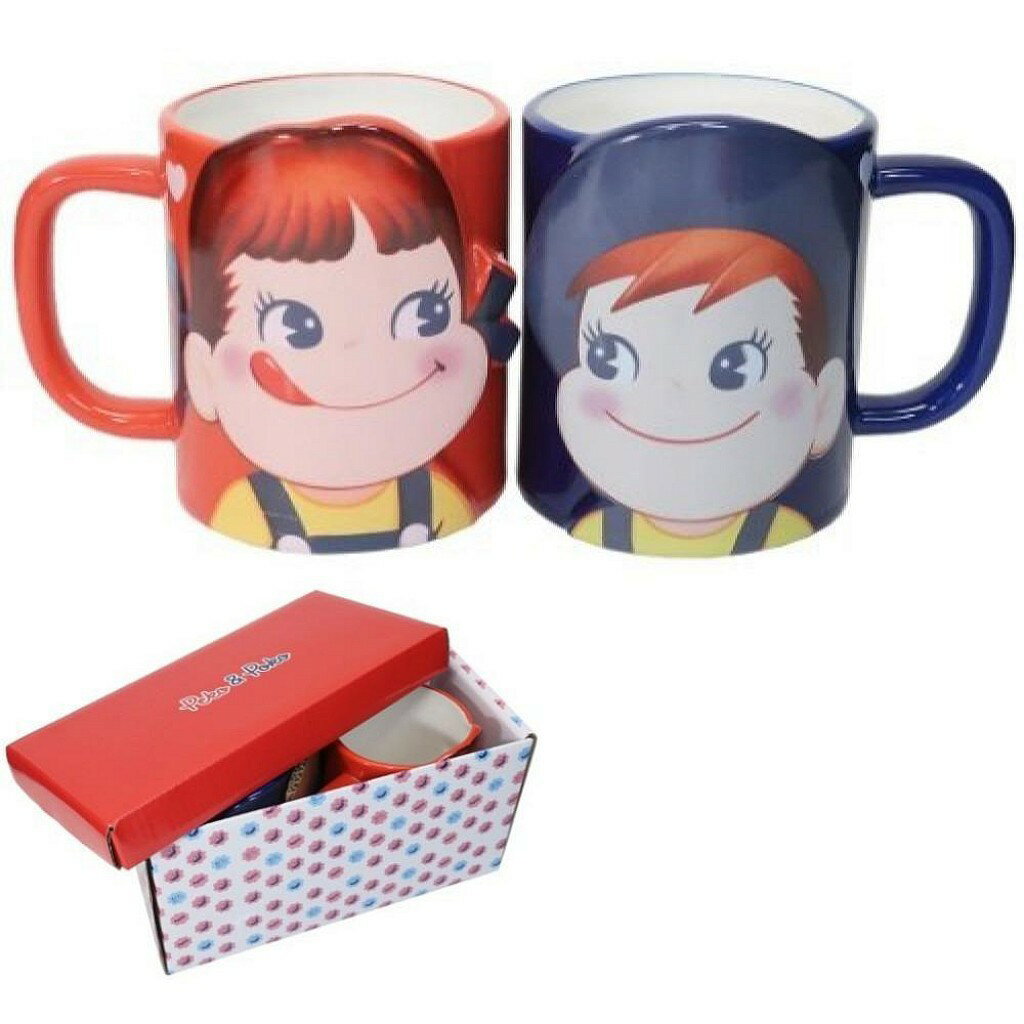 asdfkitty*不二家PEKO牛奶妹陶瓷對杯/馬克杯-300ML-日本正版商品 | asdfkitty可愛家精品店直營店 | 樂天市場Rakuten