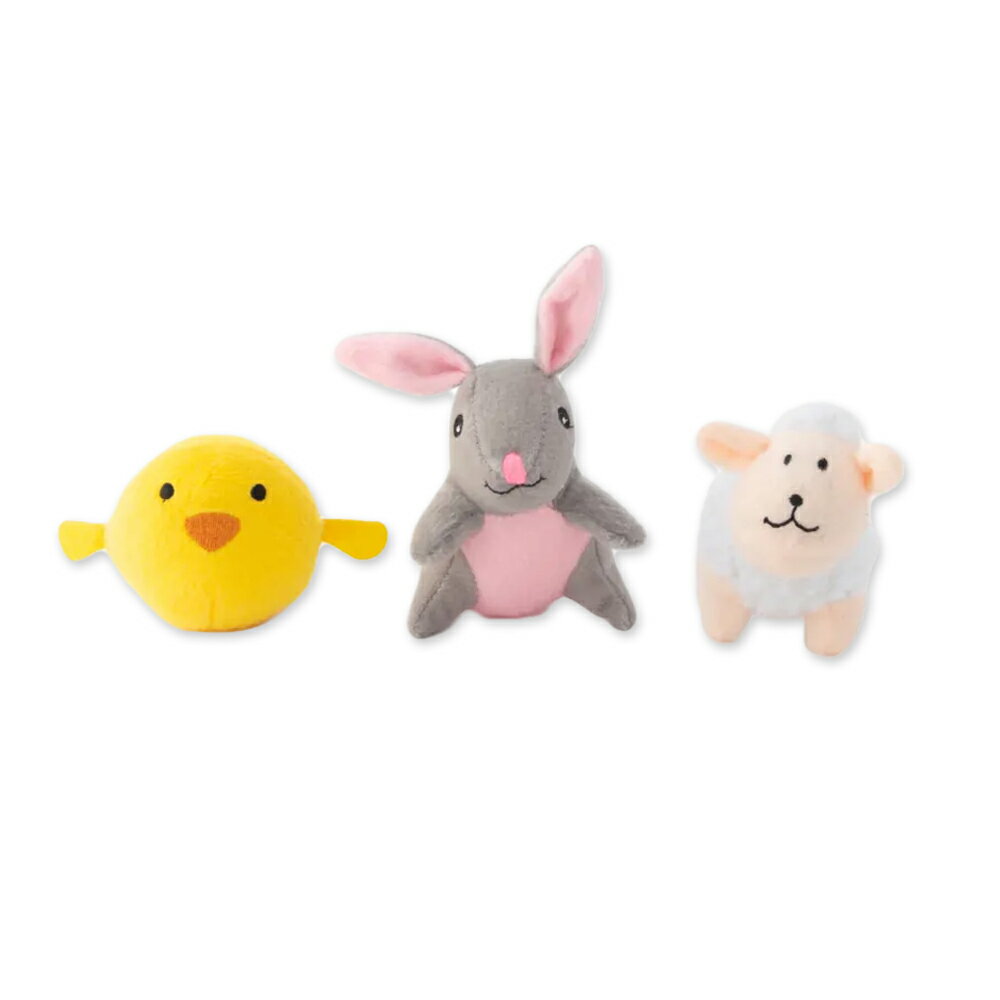 【SofyDOG】ZippyPaws 就愛在一起-小雞&小兔&小羊 狗狗玩具 寵物玩具 發聲玩具 | SofyDOG直營店 | 樂天市場Rakuten