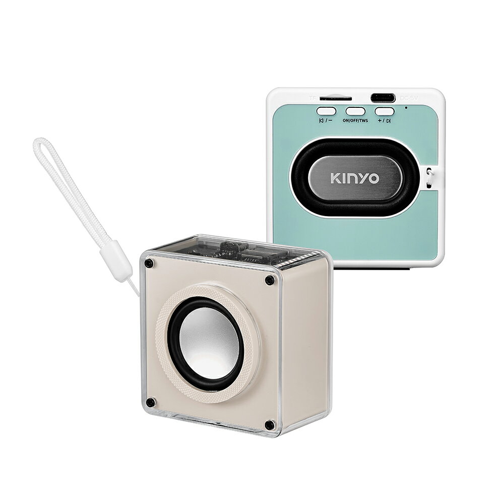 【KINYO】CUBE COOKIE方塊酥小喇叭 (BTS) 5.3藍牙 USB隨身碟 TWS 無線 | KINYO 官方旗艦店 | 樂天市場Rakuten