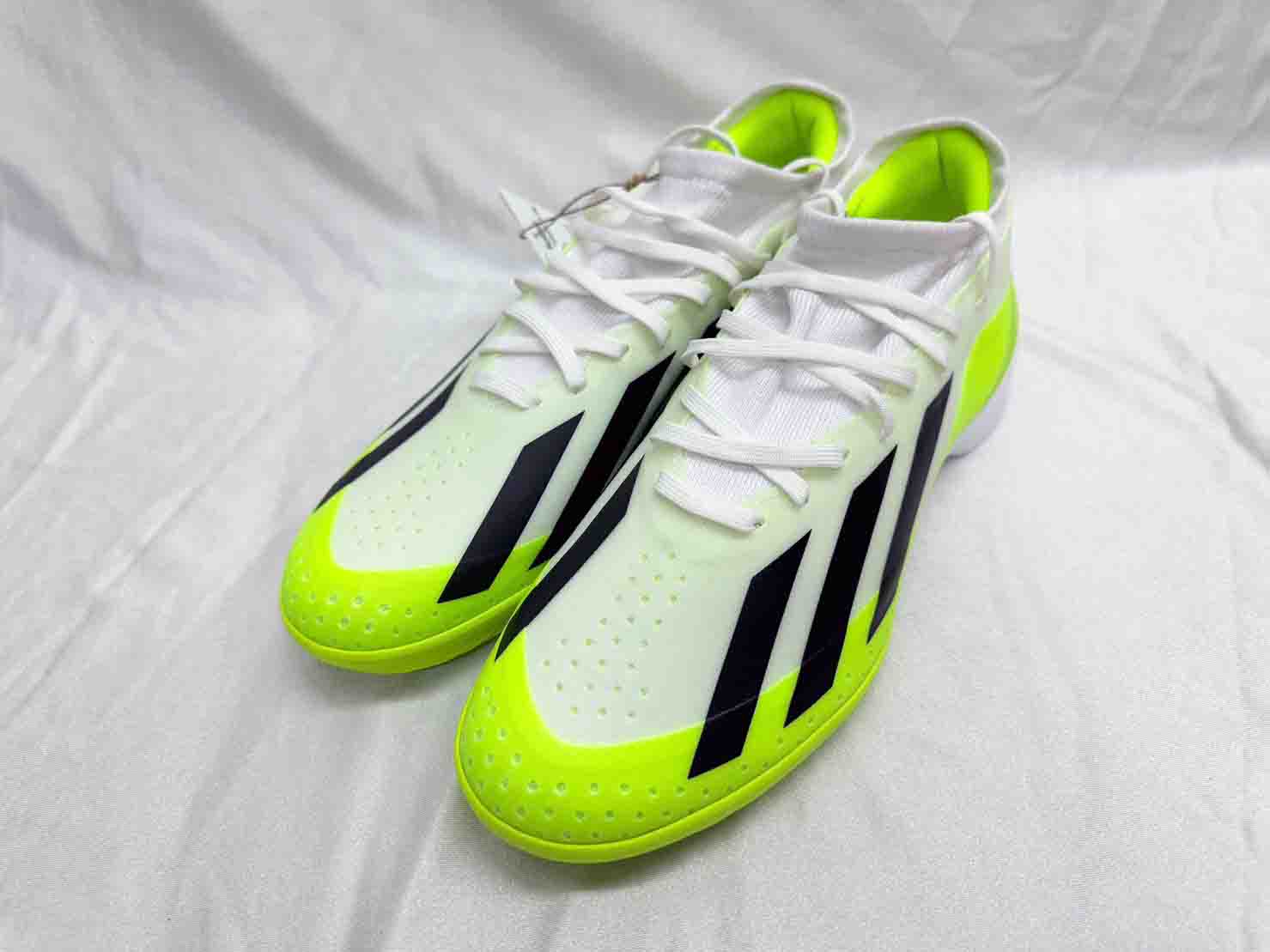 大自在 ADIDAS 室內平底足球鞋 X CRAZYFAST.3 白黑黃 ID9340 | 大自在運動休閒精品店 | 樂天市場Rakuten