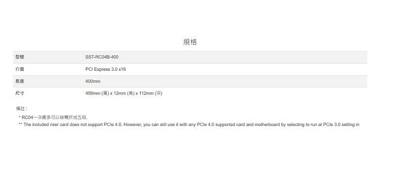 【享最高折300】SilverStone 銀欣 RC04 PCIe x16軟排線/SST-RC04B-400 | 米特3C數位 | 樂天市場 ...