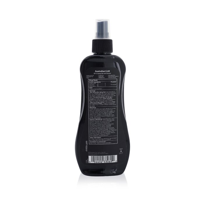 金色澳洲 Australian Gold - 古銅防護助曬凝膠SPF8 Spray Gel Sunscreen Broad Spectrum ...