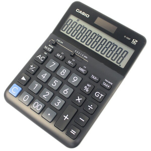 CASIO 卡西歐 D-120F 12位數商用計算機/一台入(促800)【領券滿額再折千10/31止】 | 旻泉精品批發網直營店 | 樂天市場Rakuten