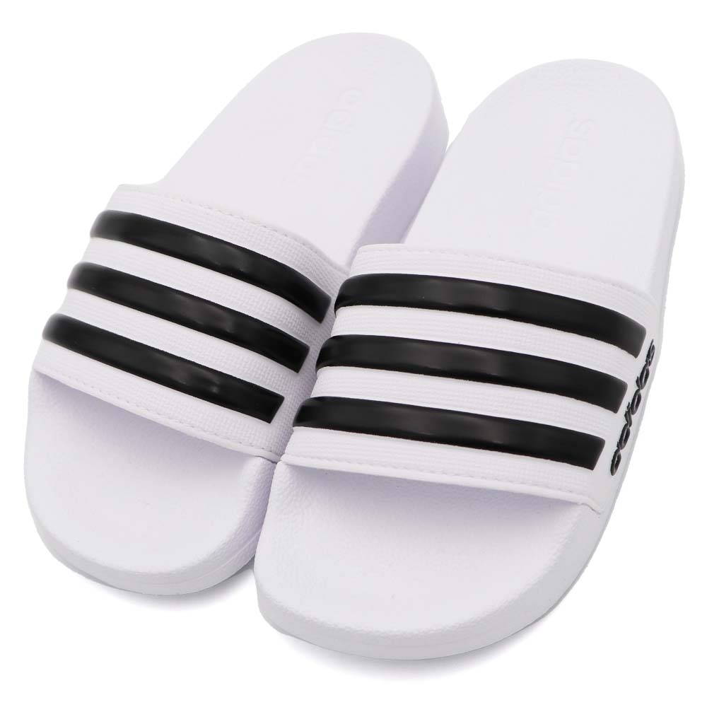 ADIDAS ADILETTE SHOWER K 防水 拖鞋 中童 白黑 R9181 (HP7606) | 新竹兩隻老虎童鞋舘直營店 | 樂天 ...