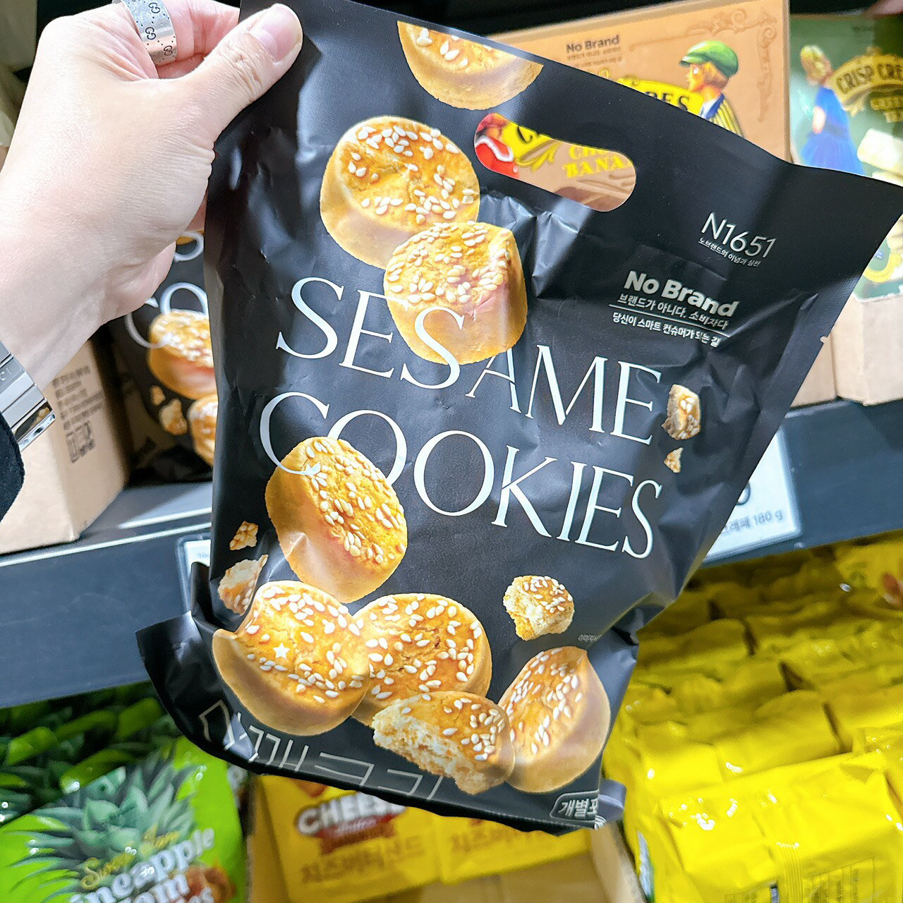 【首爾先生mrseoul】 韓國 No Brand 芝麻餅乾 300g | 首爾先生mrseoul | 樂天市場Rakuten