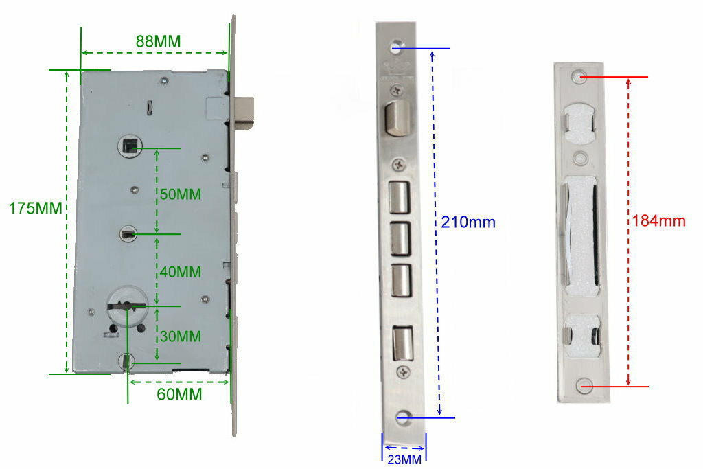 金冠牌SC-50115 (砂面) 三段內轉式 葉片鑰匙 水平鎖 面板鎖板手鎖 水平連體鎖 大門鎖 防盜鎖 玄關 | 大禾自動車直營店 | 樂天 ...