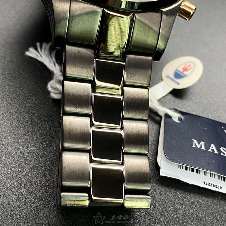 點數9%★MASERATI手錶,編號R8873627001,46mm黑六角形精鋼錶殼,黑色運動, 雙眼錶面,深黑色精鋼錶帶款,立體感十足 ...