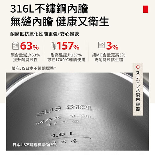 TOSHIBA東芝 1.5L 316雙層防傾倒快煮壺 銀河灰 KT-15DRTTW(H)【愛買】【Cube卡+APP下單最高10%回饋】 | 愛買線上購物直營店 | 樂天市場Rakuten