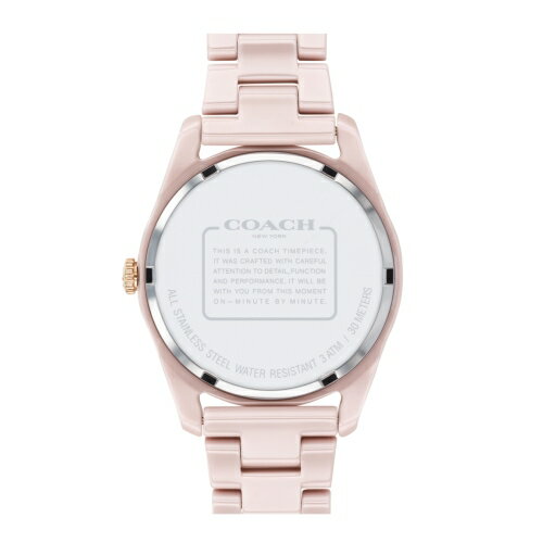 送禮首選★COACH 浪漫主義風陶瓷時尚腕錶/粉14503264 附提袋【全館滿額折價★APP下單點數4倍送】線上購買享_實體門市同步服務 ...