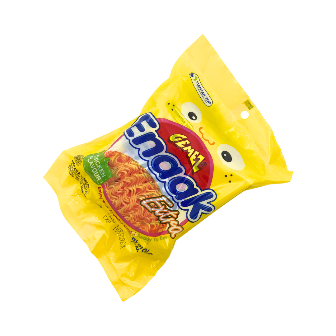 🇮🇩 印尼 Enaak Extra 袋裝 香脆 小雞點心麵 香辣 84g / 雞汁 90g / 勁辣 84g | 東芳小舖直營店 | 樂天市場 ...