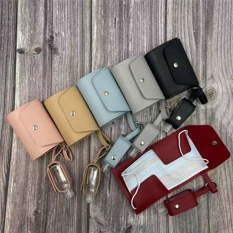 FB3292 可折疊PU口罩收納夾+洗手液皮套套裝 | 寶貝小站時尚百貨生活館 | 樂天市場Rakuten