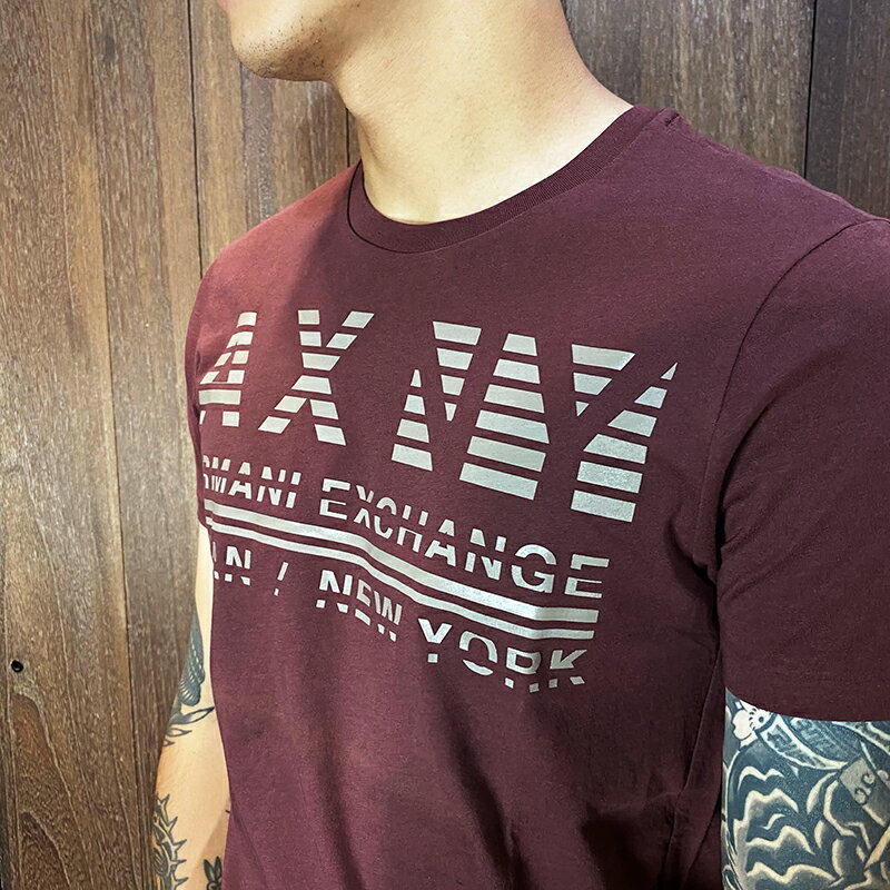 美國百分百【全新真品】Armani Exchange 短袖 T恤 AX 上衣 logo 短T 磚紅 AN64 | 美國百分百直營店 | 樂天 ...