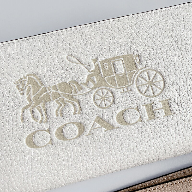 美國百分百【全新真品】COACH 皮夾長夾 C3548 真皮 錢包皮包 多卡 馬車logo 白色 黑色 BN67 女神手袋 | 美國百分百直營店 | 樂天市場Rakuten