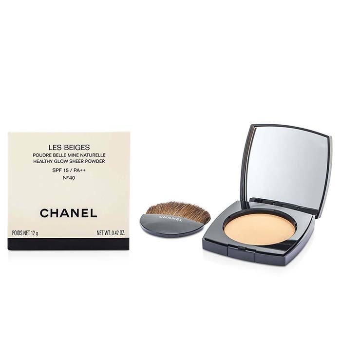 【暢銷商品】Chanel 香奈兒 香奈兒米色時尚BB蜜粉餅 SPF15/PA++# No. 40 12g/0.4oz