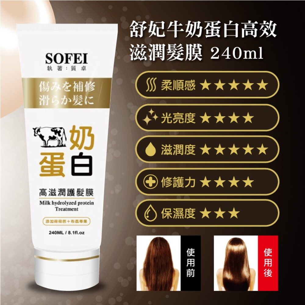 【SOFEI舒妃】北海道護髮膜240ml-(馬油強效保濕 / 牛奶蛋白高滋潤 /抹茶櫻花固色) | 鄰居好購物Holingo | 樂天市場Rakuten