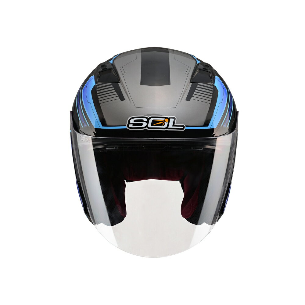 【SOL Helmets】SO-7開放式安全帽 (星際_黑/藍) ｜ SOL安全帽官方商城 | SOL Helmets | 樂天市場Rakuten
