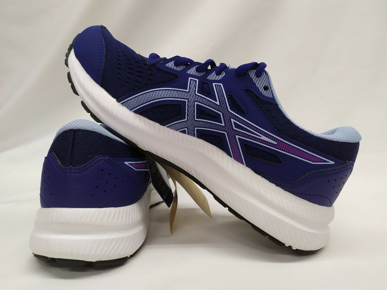 ASICS 亞瑟士 女慢跑鞋 D 寬楦 入門型 耐磨 緩衝 CONTEND 8 1012B319-402 大自在 | 大自在運動休閒精品店 ...