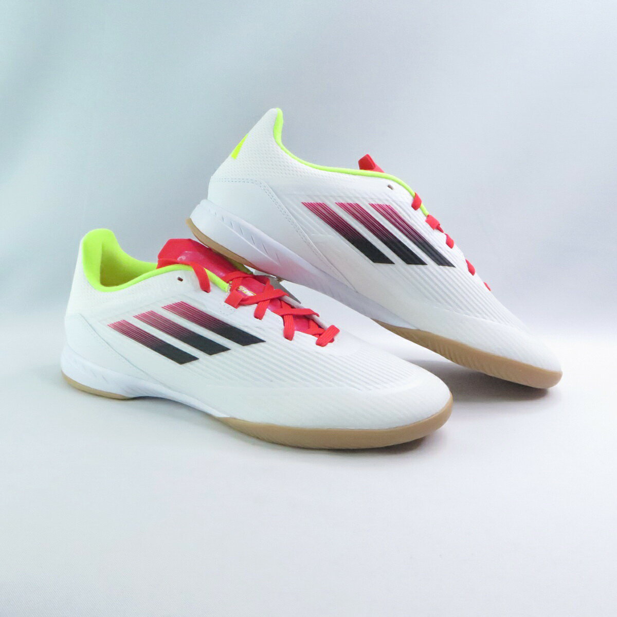 ADIDAS IE1228 F50 League IN 男女 室內足球鞋 平底足球鞋 白/黃橘紅【iSport愛運動 ...