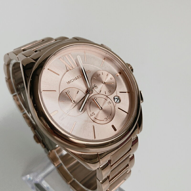 美國百分百【Michael Kors】手錶 MK7108 女錶 MK 鍊帶腕錶 三眼計時 玫瑰金 BE94 | 美國百分百直營店 | 樂天市場 ...