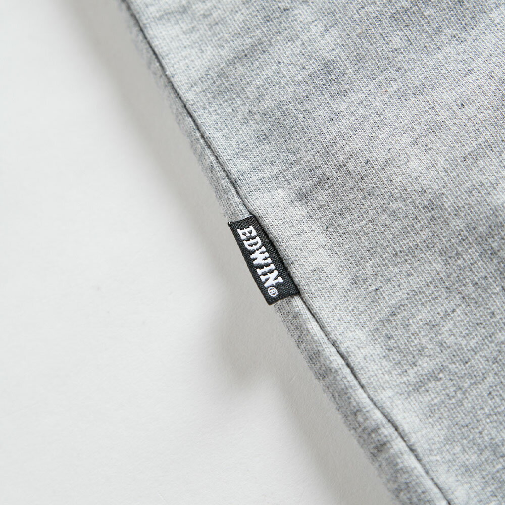 EDWIN EDGE系列 數位煙幕LOGO印花短袖T恤-男款 麻灰色 | EDWIN官方旗艦店直營店 | 樂天市場Rakuten