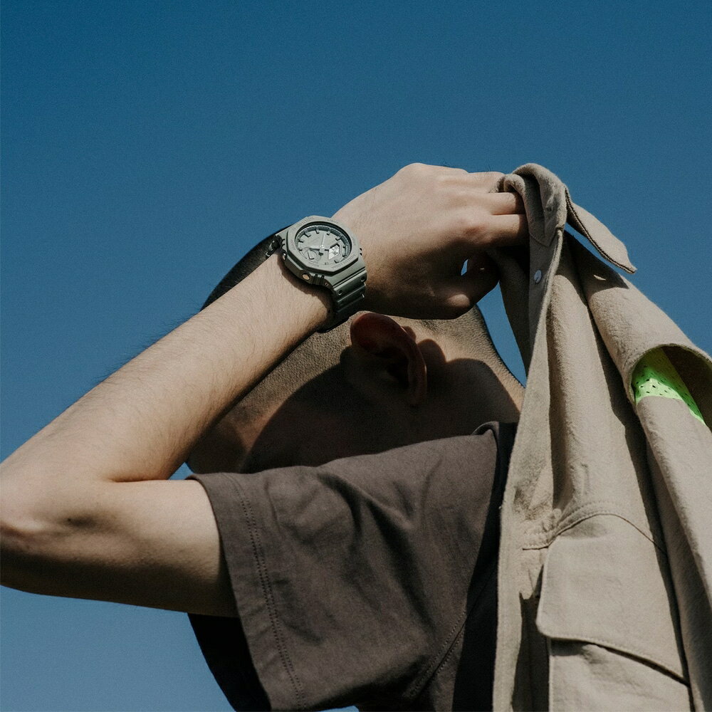 送禮首選★CASIO G-SHOCK 農家八角衝力腕錶/GA-2100NC-3A 附提袋【全館滿額折價★APP下單點數4倍送】線上購買享_實體 ...