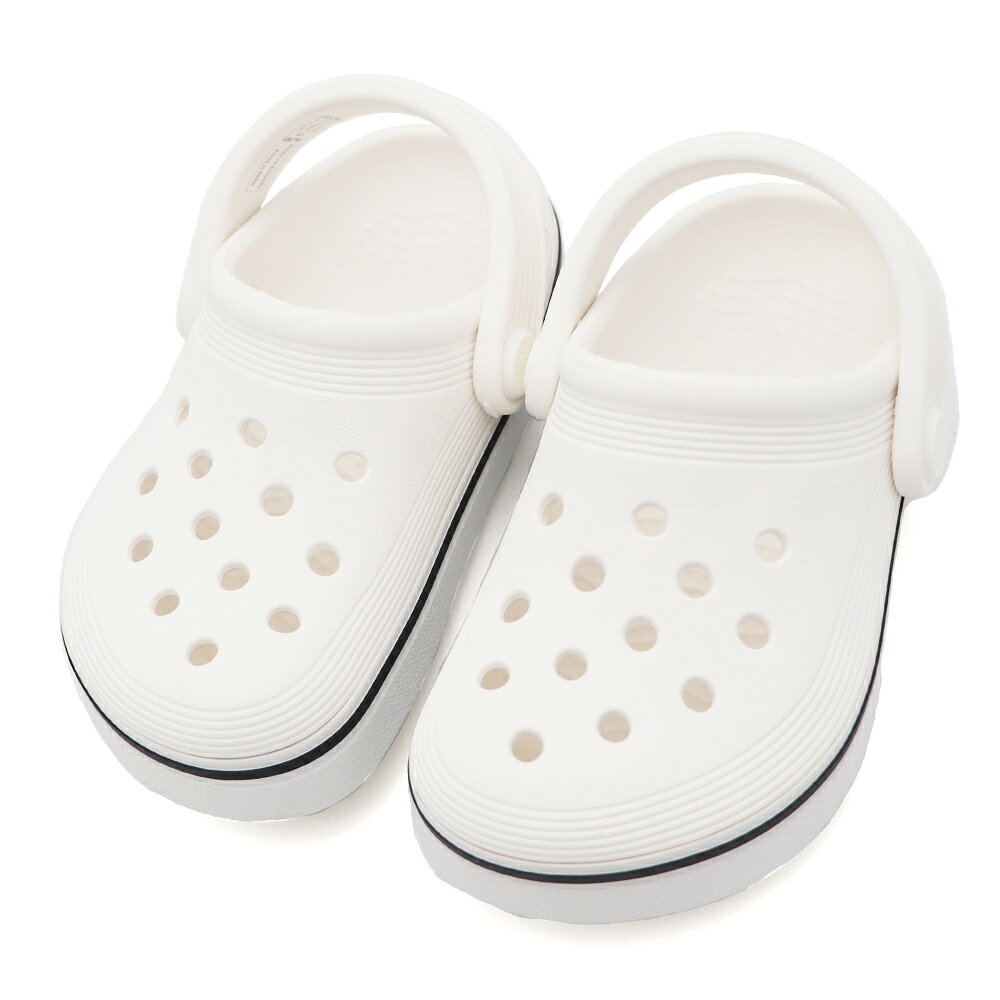 Crocs off court clog t 卡駱馳 洞洞鞋 防水 小中童鞋 白黑 S0587 (208477(479)-100) | 新竹兩 ...