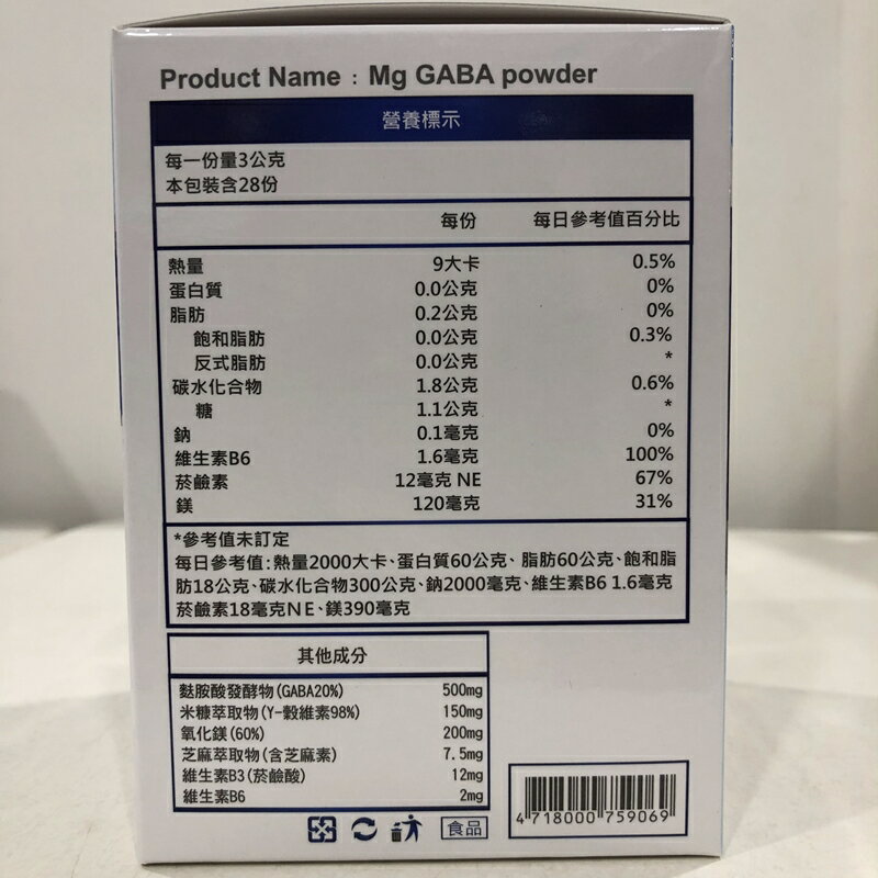 【健康御守】 鎂夢GABA粉包 3g×28包/盒 | 桐心藥局 | 樂天市場Rakuten
