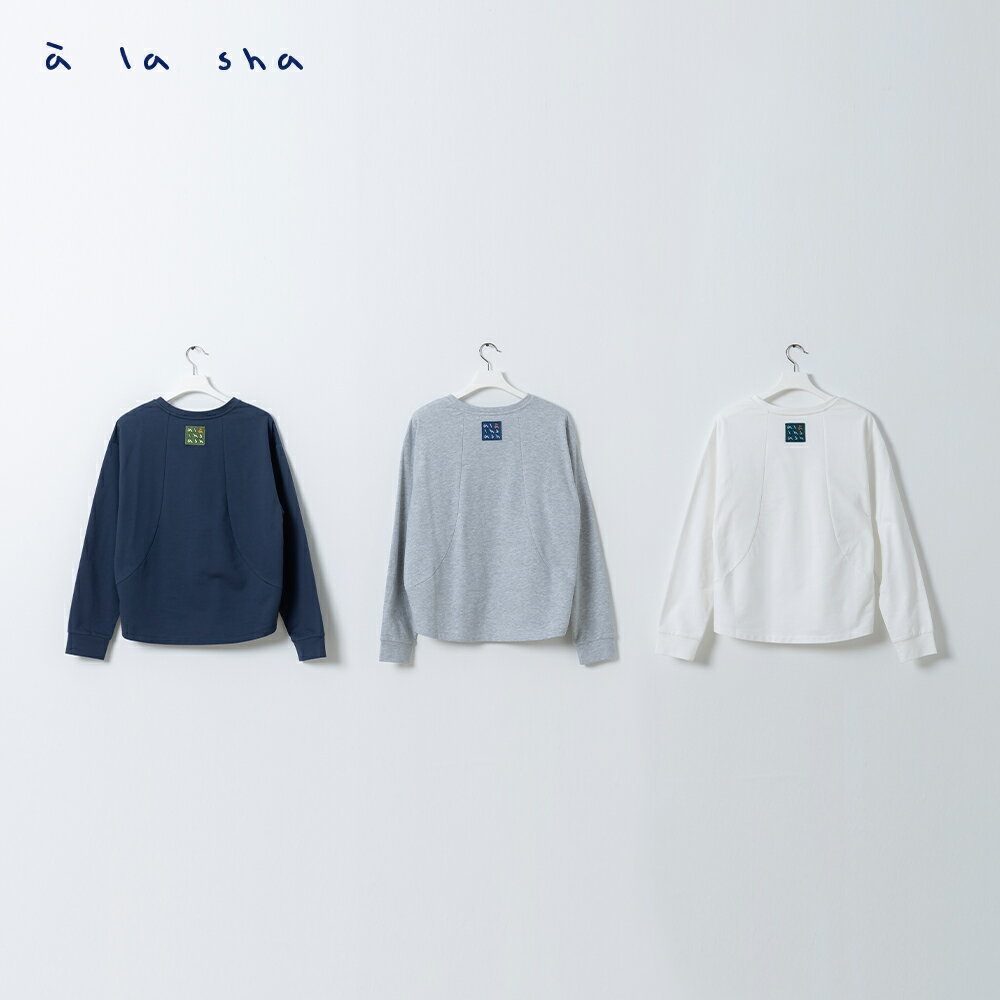 a la sha 簡約線條繡花落肩上衣 | a la sha直營店 | 樂天市場Rakuten