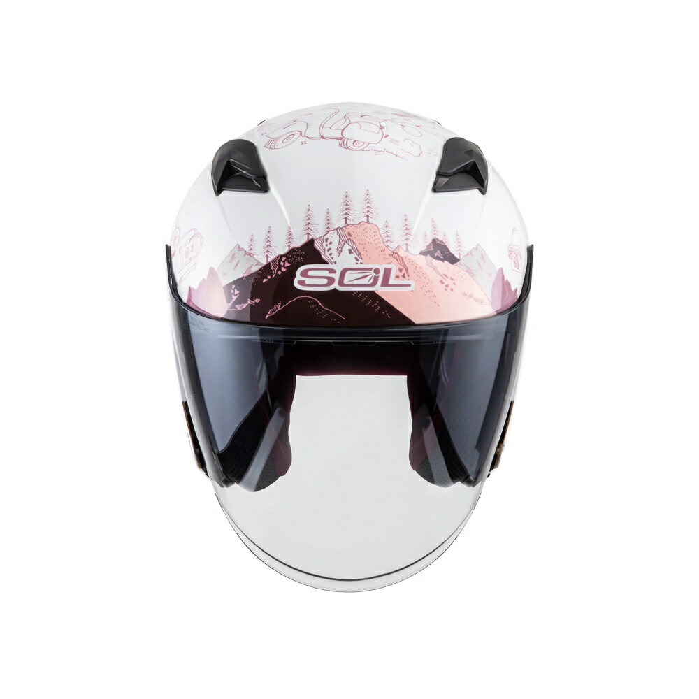 【SOL Helmets】SO-7E開放式安全帽 (探險者_白/粉) ｜ SOL安全帽官方商城 | SOL Helmets | 樂天市場Rakuten