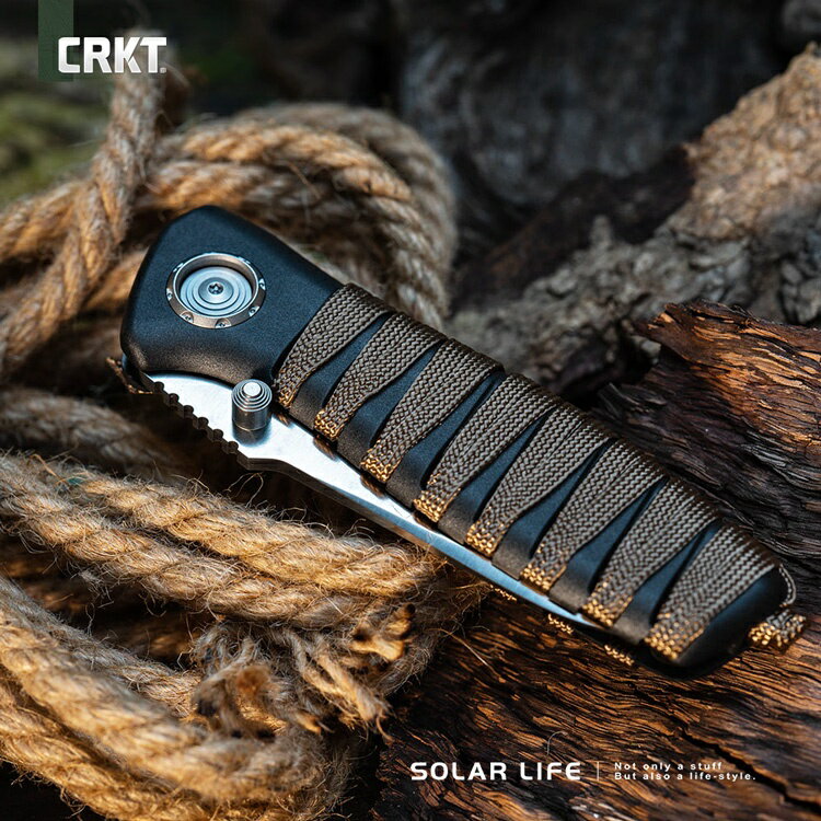 CRKT PARASCALE 傘繩D2鋼折刀 6235 bushcraft 不鏽鋼折刀 戰術折刀 EDC口袋刀 隨身工具 | 索樂生活 ...
