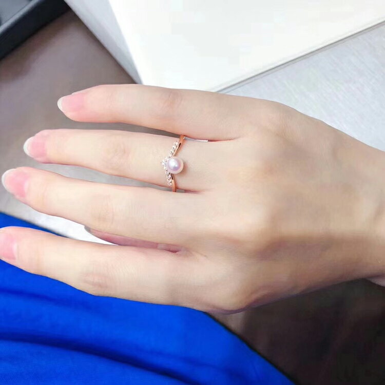DIY配件 S925純銀小清新風格珍珠戒指空托開口可調節銀托手飾女韓 | 協貿國際日用品生活11館 | 樂天市場Rakuten