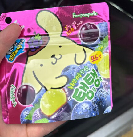 即期品【首爾先生mrseoul】韓國 SEOJU西洲 三麗鷗 布丁狗 水果軟糖 (紫葡萄風味) 40g | 首爾先生mrseoul | 樂天市場Rakuten