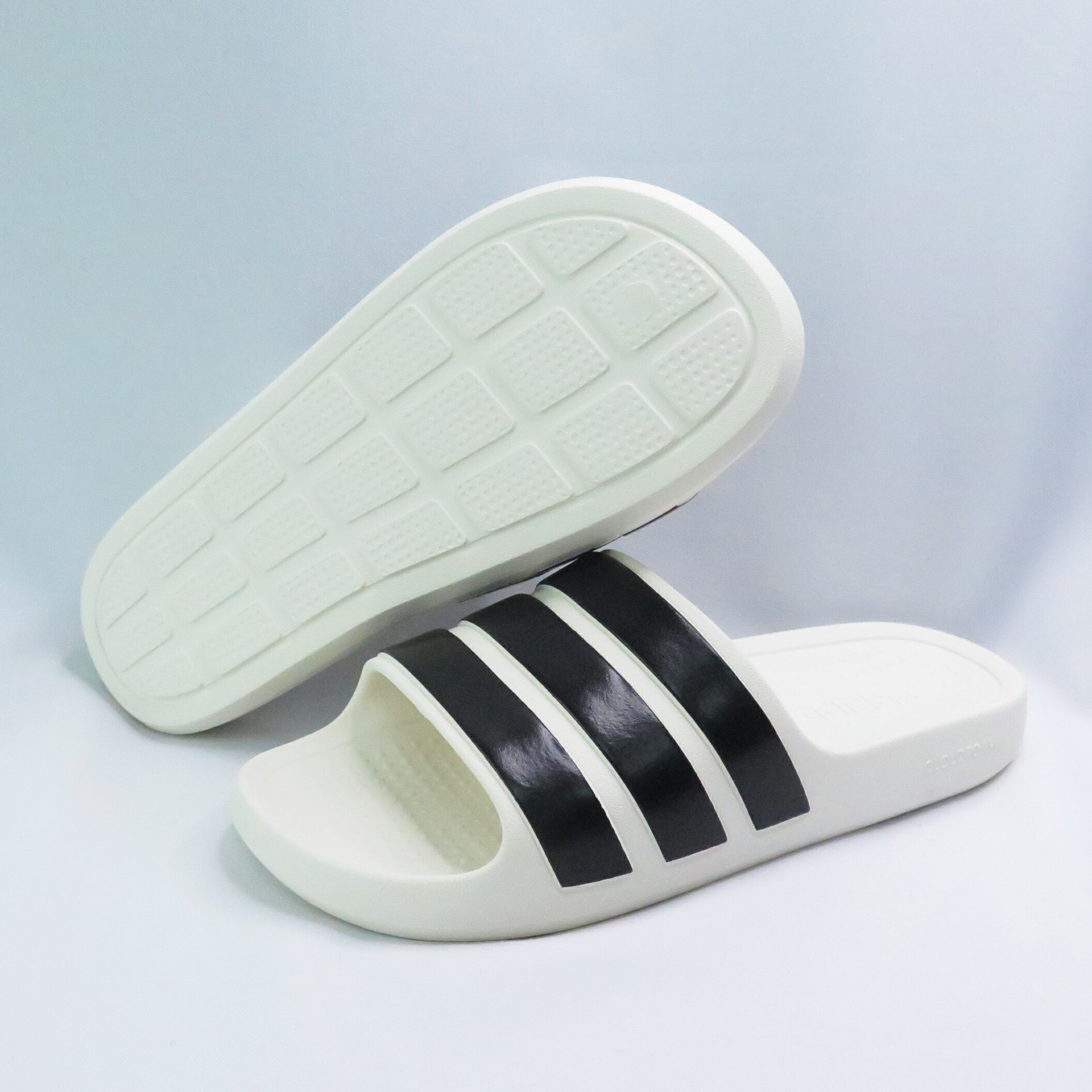 ADIDAS IG6858 ADILETTE FLOW 男女拖鞋 運動拖鞋 白x黑【iSport愛運動】 | ISPORTSHOP直營店 ...