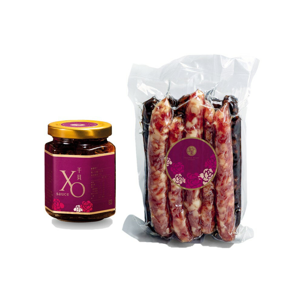 ★10/1-10/31超取免運★【享鮮餐廳】干貝XO醬&鴛鴦雙腸臘味精裝禮盒｜〔干貝XO醬(170g/瓶) 臘腸肝腸(600g/包)〕 | 享鮮餐廳 | 樂天市場Rakuten