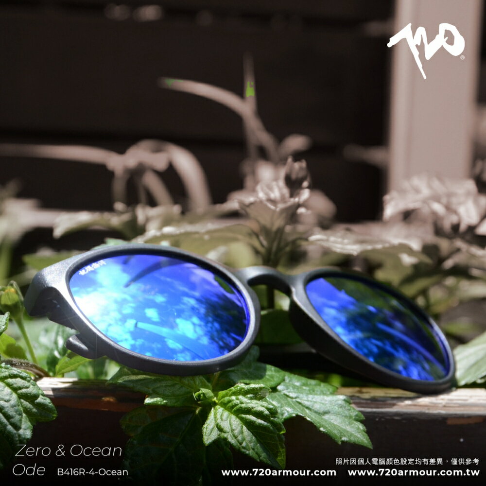 《720armour》Ode / Zero & Ocean - B416R-4-Ocean 消光黑/灰藍鍍膜 | 享趣戶外 | 樂天市場Rakuten